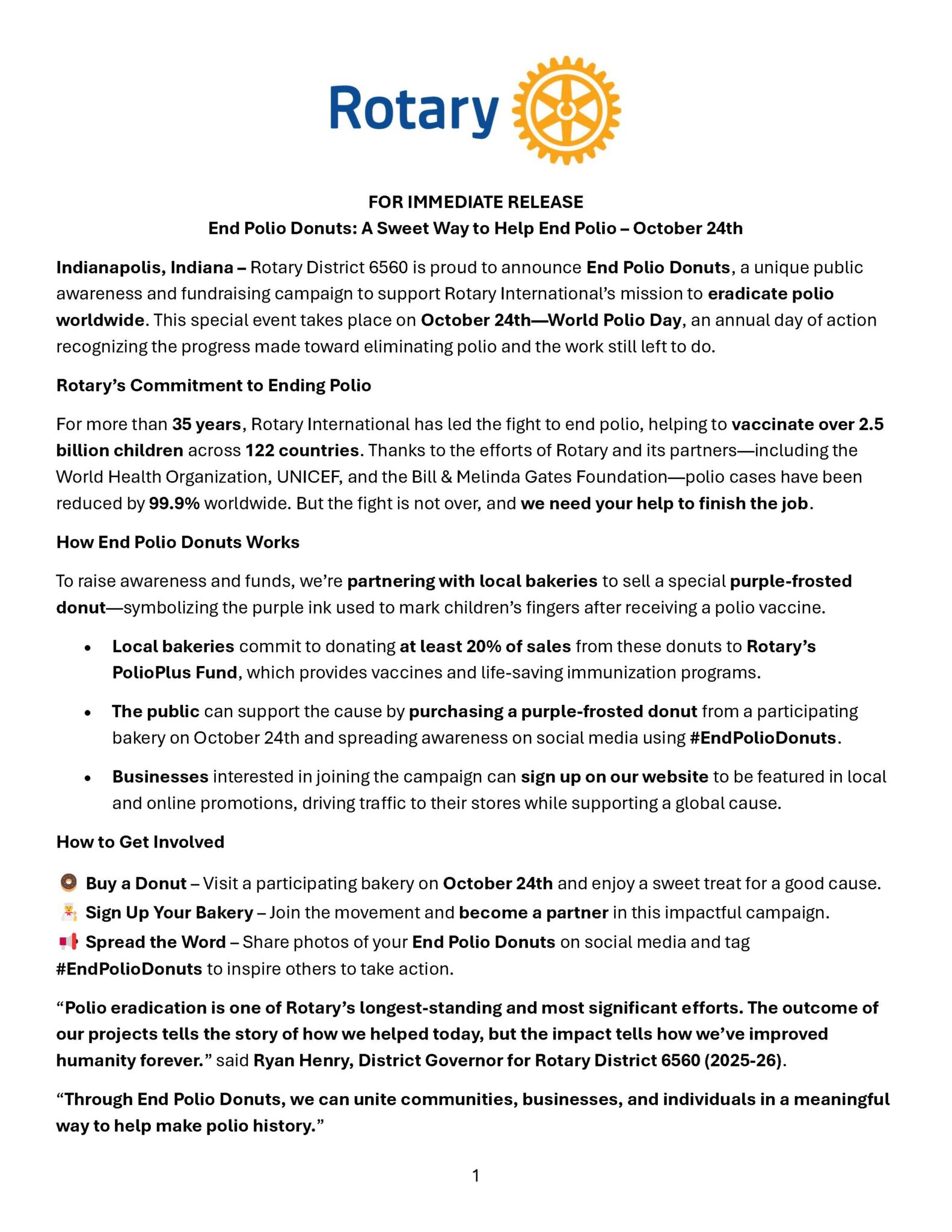 Downloads - End Polio Donuts